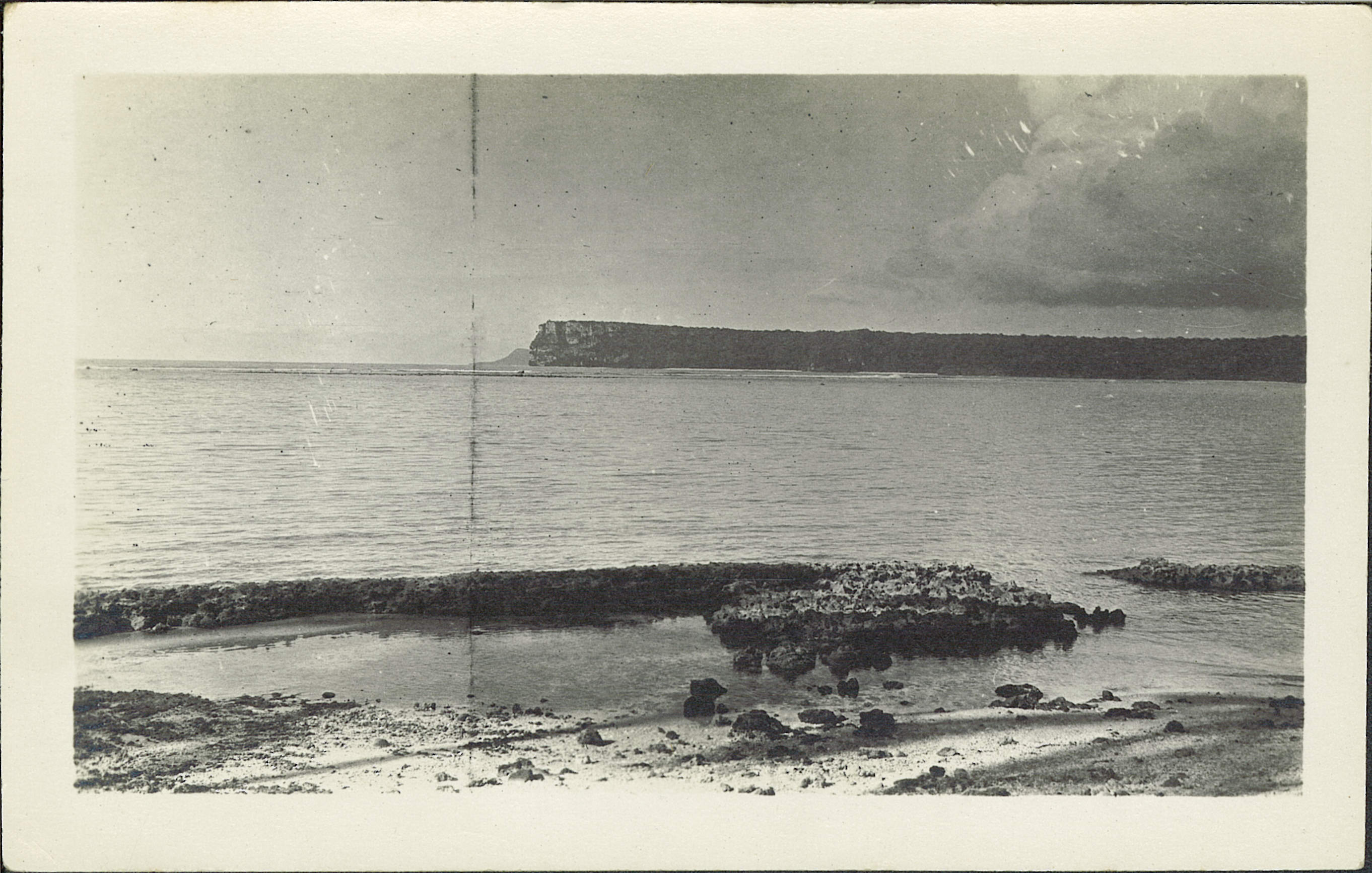 A prewar view of Puntan Dos Amåntes