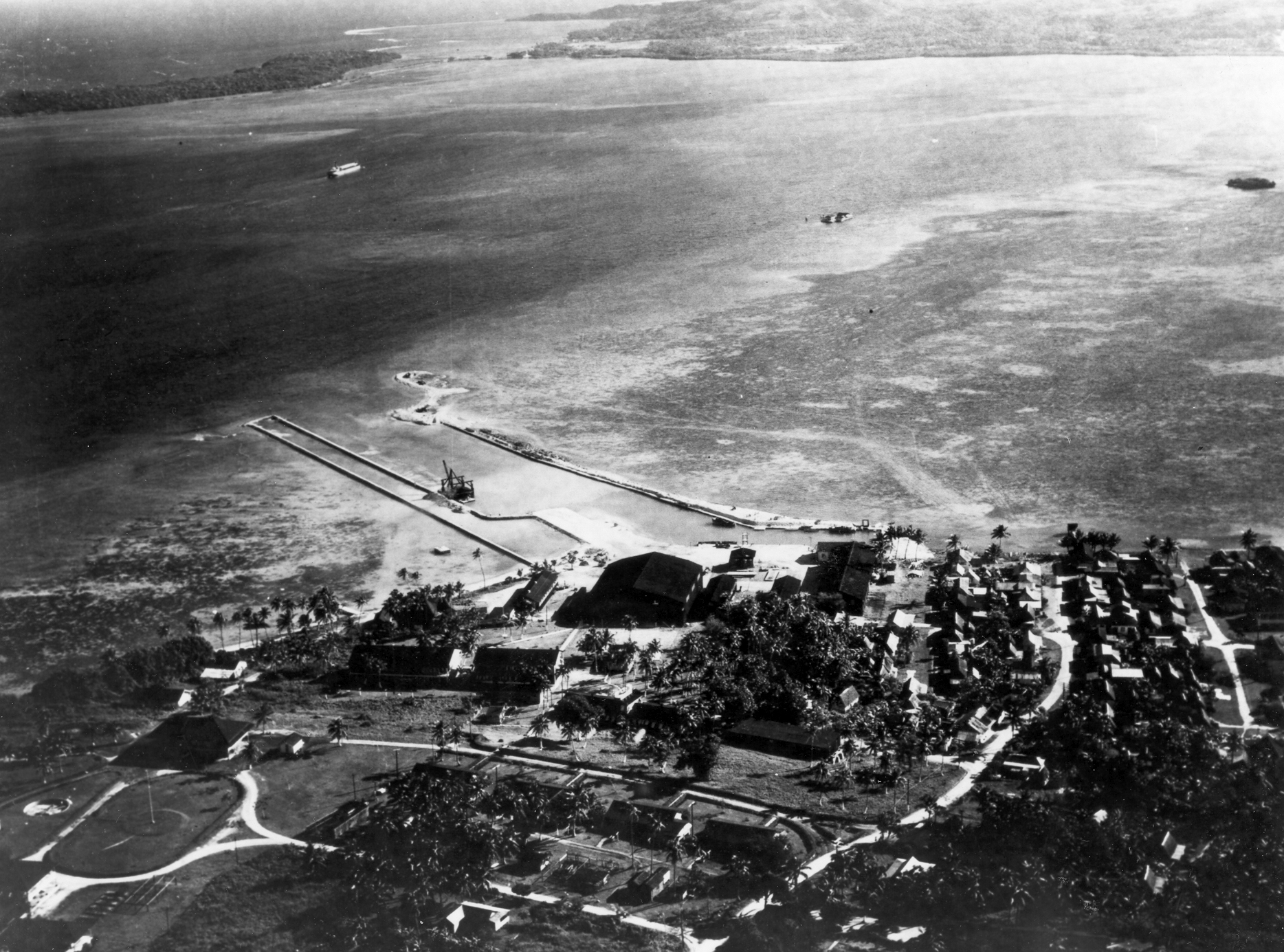 Post-World War II years on Guam CHamorus were displaced