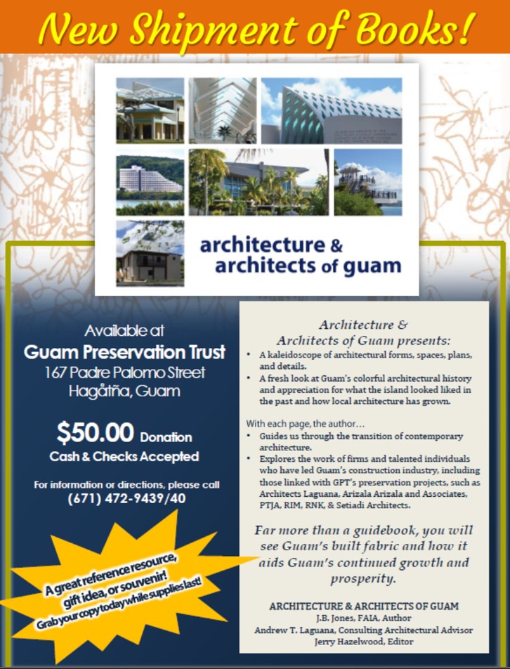 Architecture & Architects of Guam - A new shipment of books