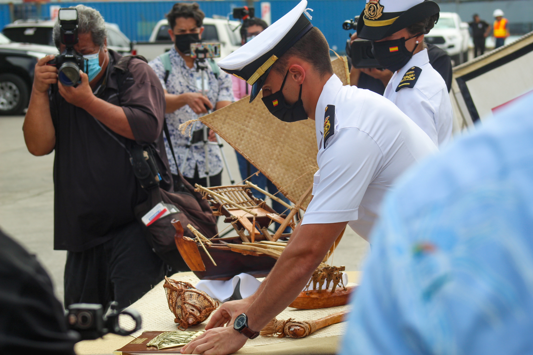 Spanish Naval Training Vessel Visited Guam tracing the path of ...